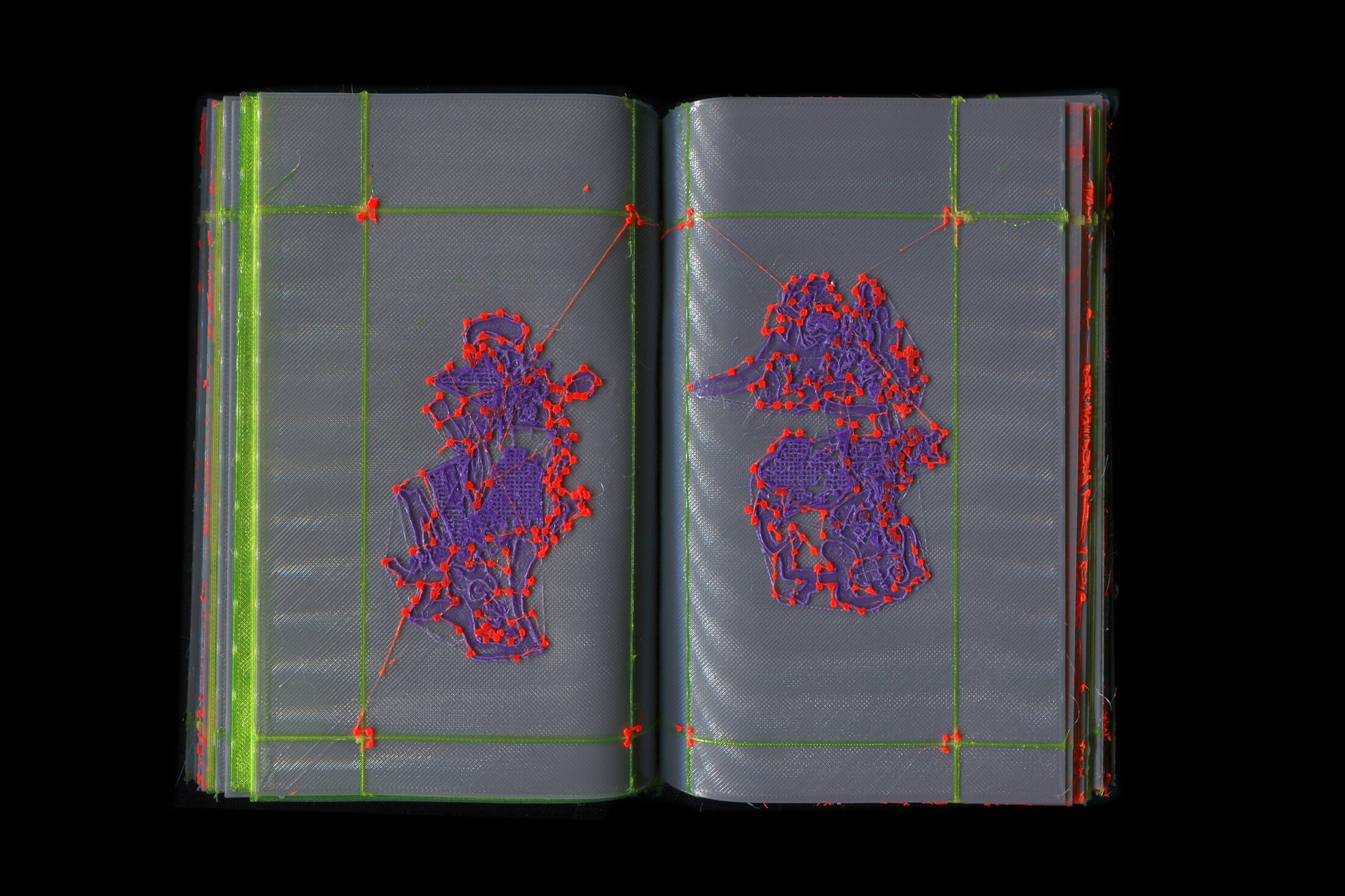 3D printed book CORPUS - Studio Darius Ou