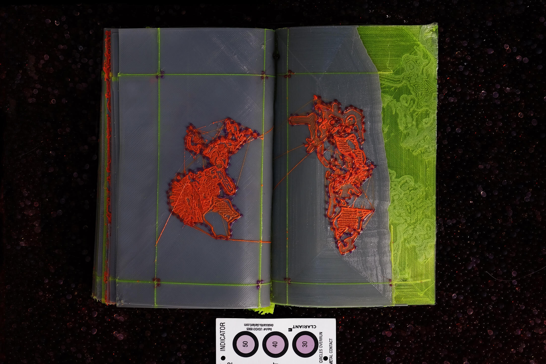 3D printed book CORPUS - Studio Darius Ou